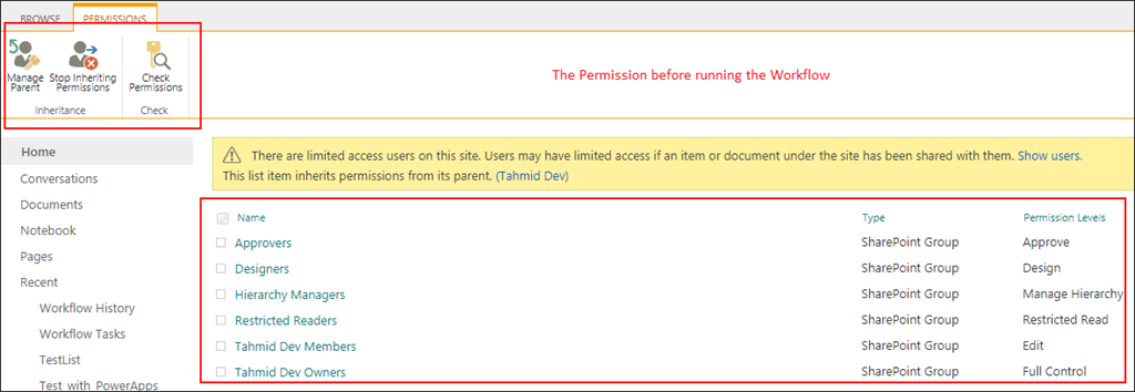 Changing Permissions Using SharePoint 2013 Workflow With REST Call - Part Two
